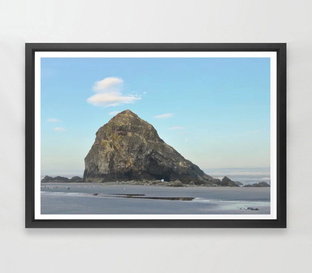 Oregon Coast Photography, Sea Stack Art Print, Silver Point, Coastal ...