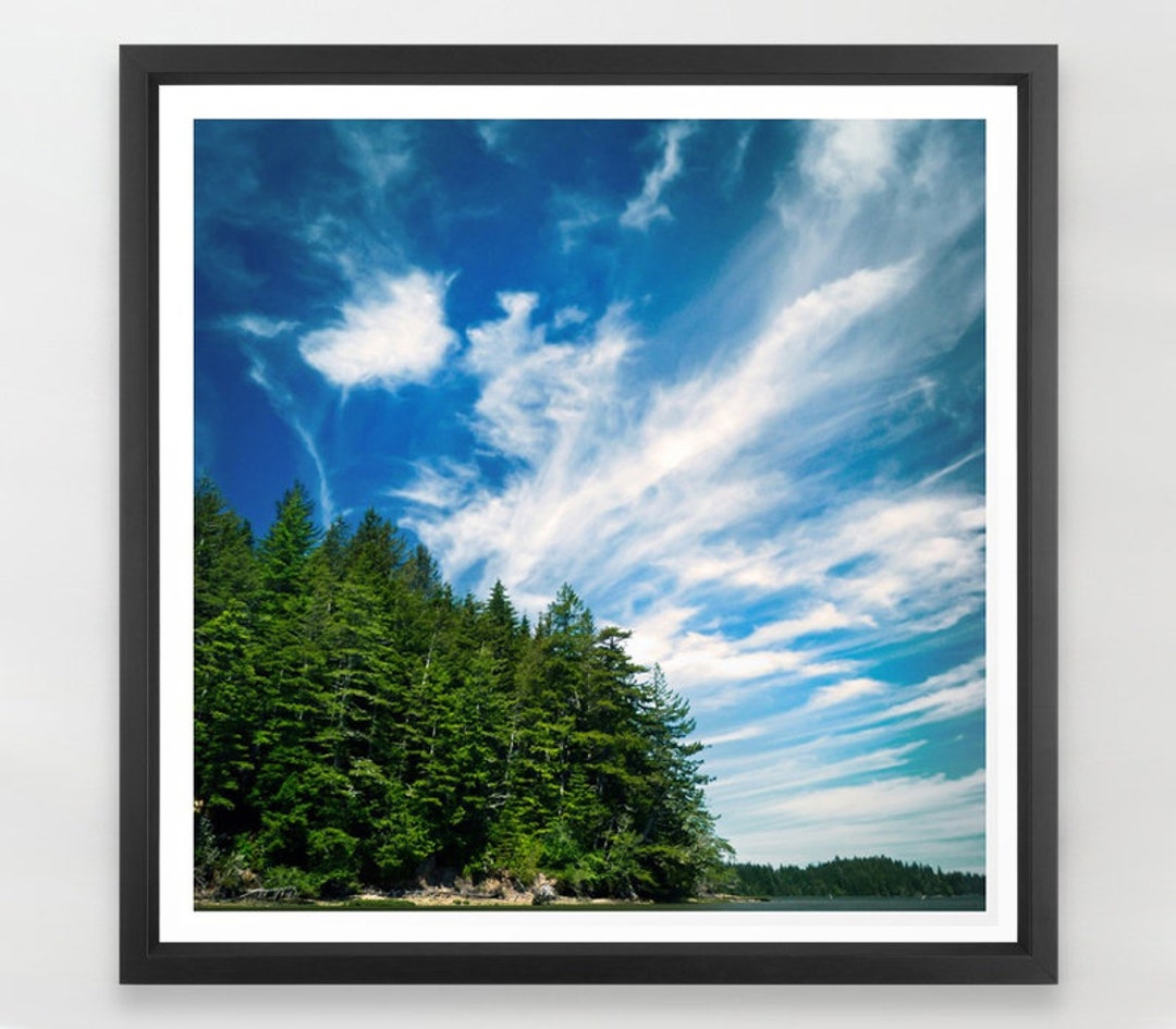 Washington Coast Art Print Beach Landscape Willapa Bay Long - Etsy