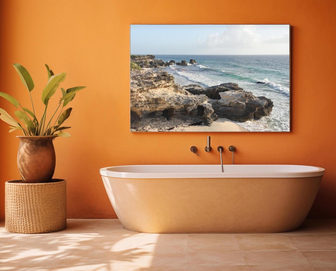 Mexico Landscape Art, Playa Art Print, Isla Mujeres, Beach Photography ...
