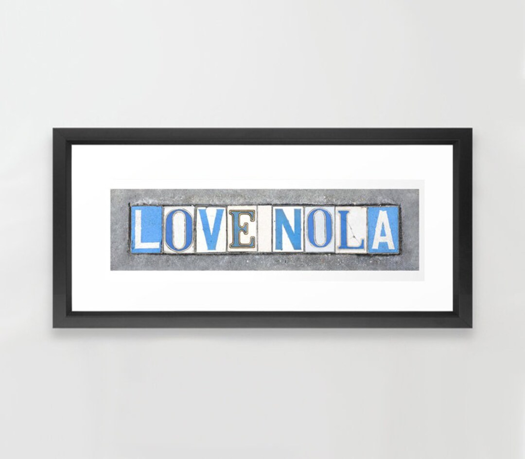 Love NOLA Street Tile Art, New Orleans, French Quarter, Seafood ...