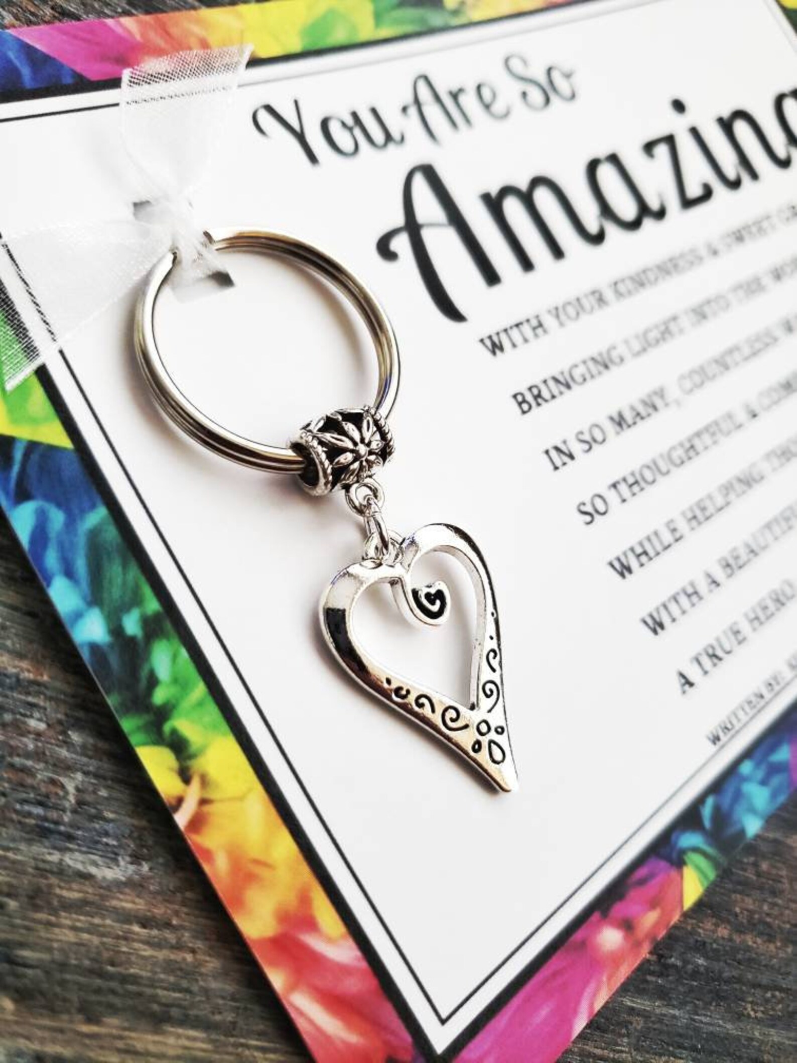 Thank You Gift You Are Amazing READY TO SHIP Heart - Etsy