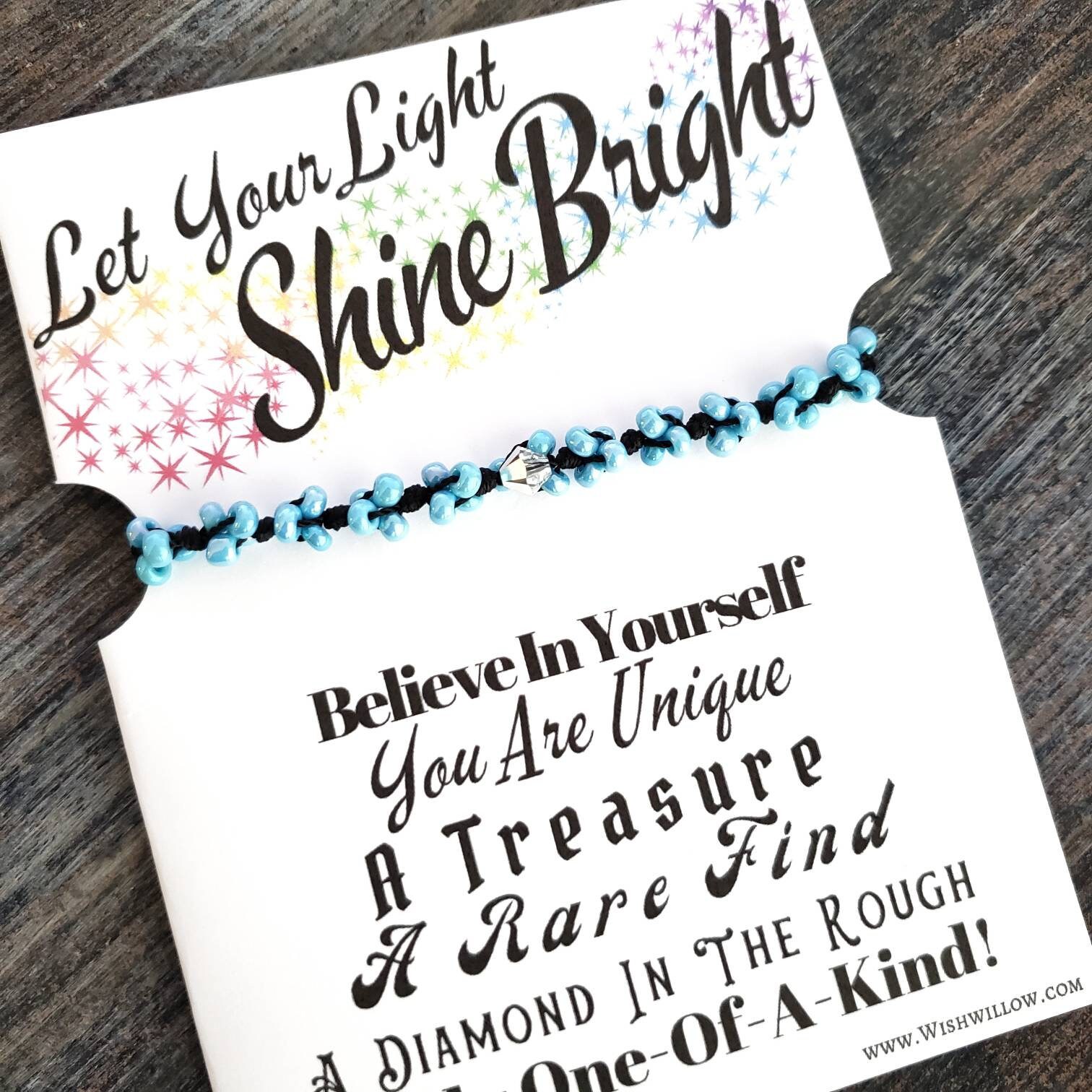 Let Your Light Shine Bright - Inspirational Gift - Hand Knotted ...