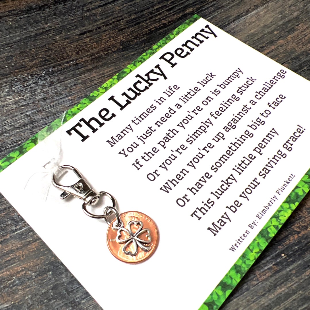 SALE - the ORIGINAL Lucky Penny Poem & Gift - Luck, Support, Cheer ...
