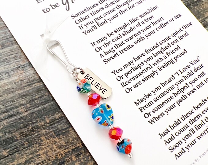 Mini Gratitude Beads - Gift & Poem Card - Glimmers, Mindfulness ...