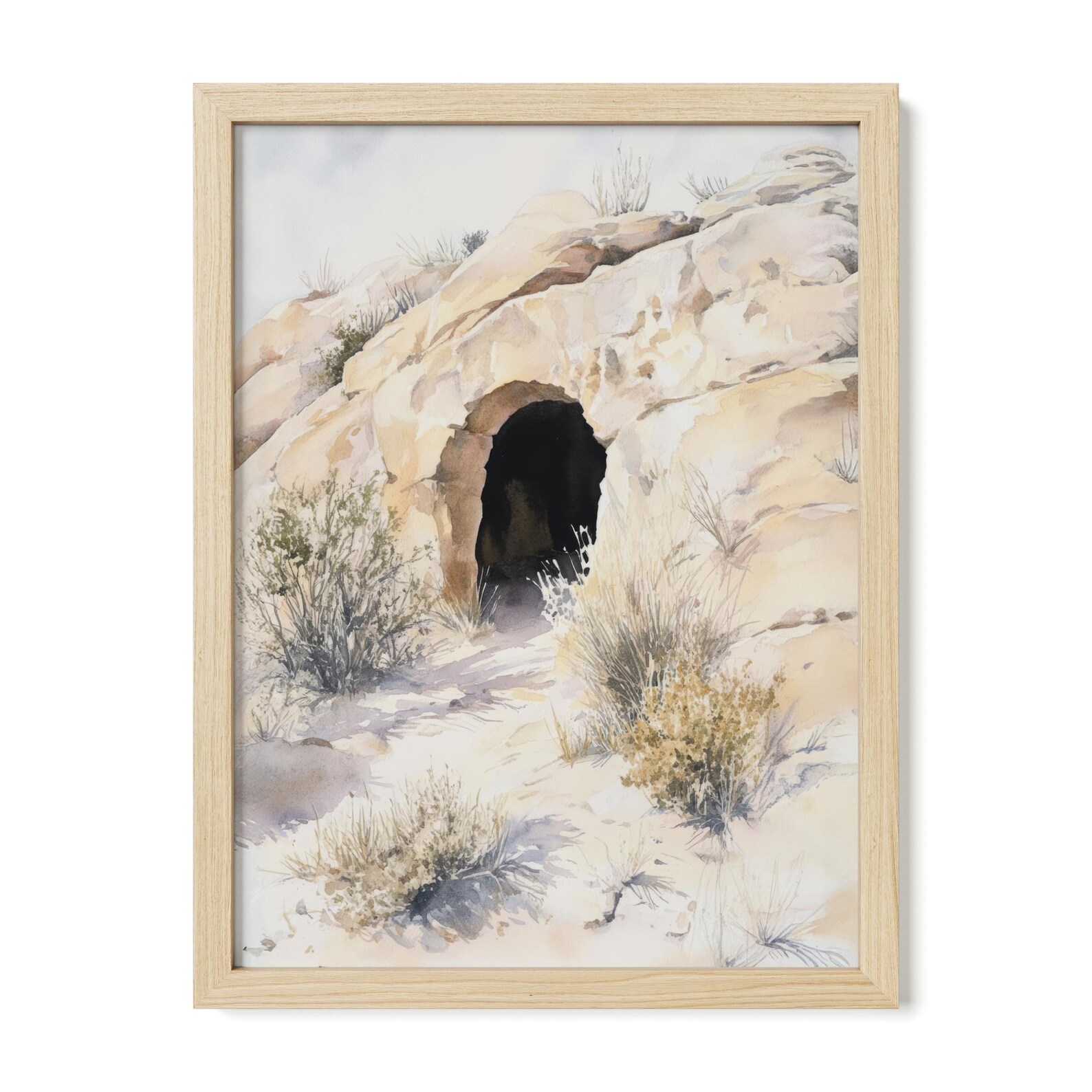 Set of 3 Jesus Watercolor Prints – Christian Wall Art, Easter ...