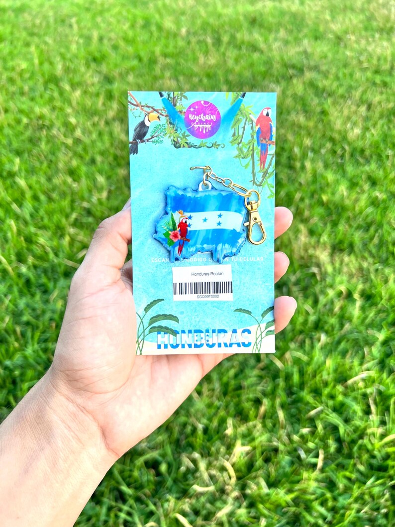 Llavero De Honduras/ Honduras/ Diseños De Honduras/ Honduras Keychain ...