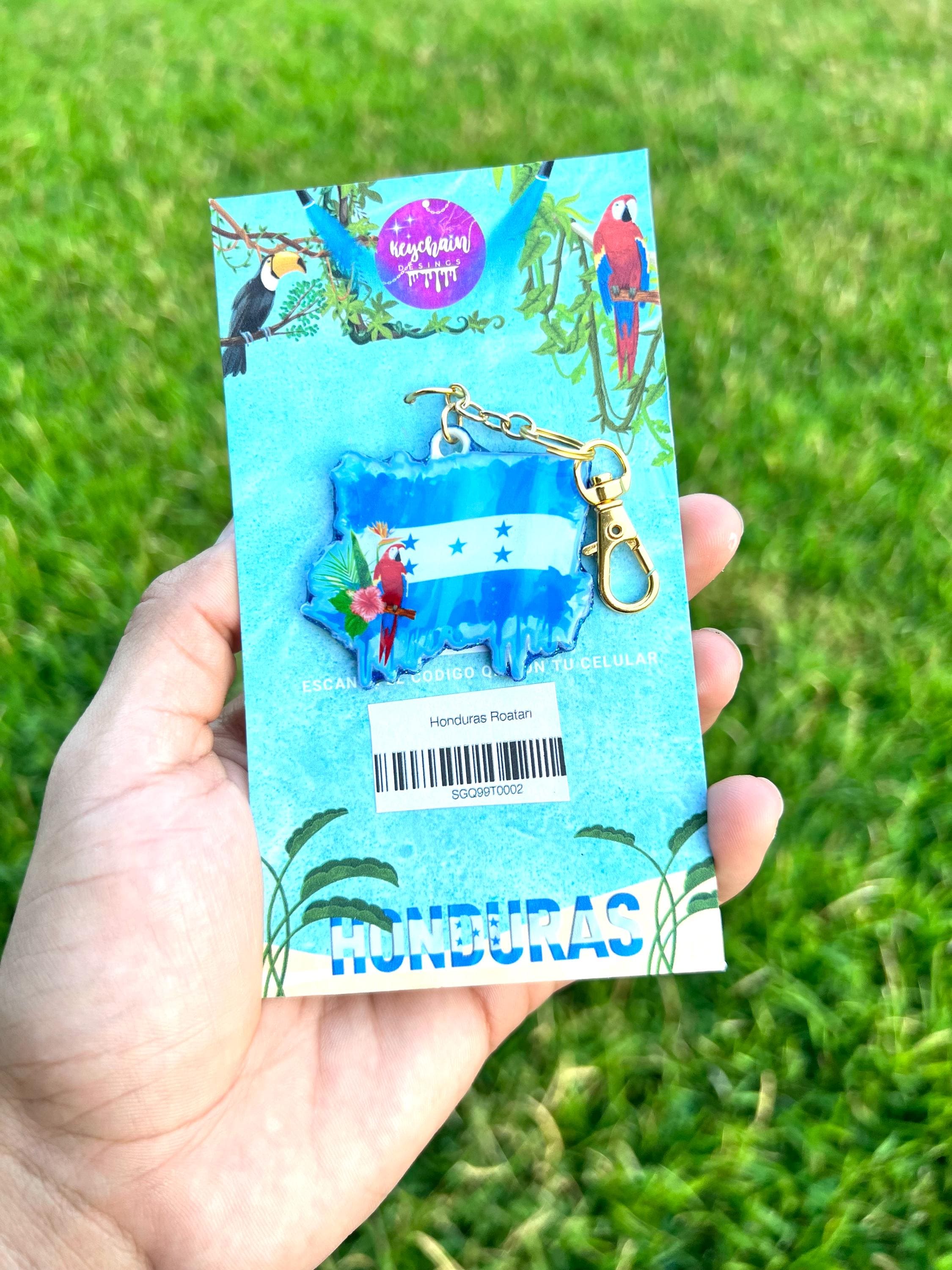 Llavero De Honduras/ Honduras/ Diseños De Honduras/ Honduras Keychain ...