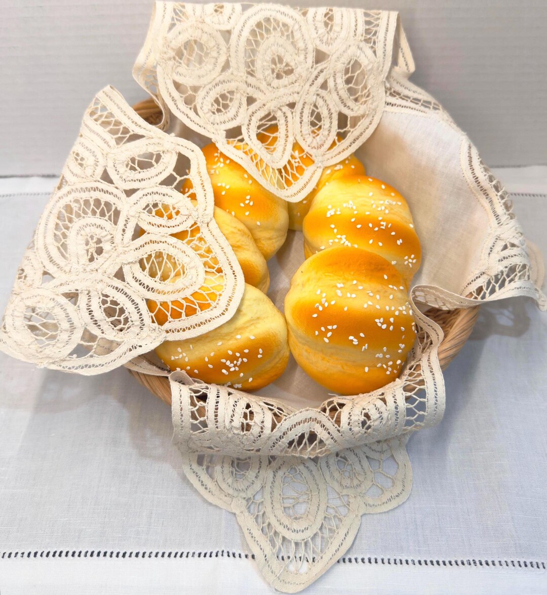 Bread Basketcover Linen Bread Napkin Bun Warmer Breadbasket Bread ...