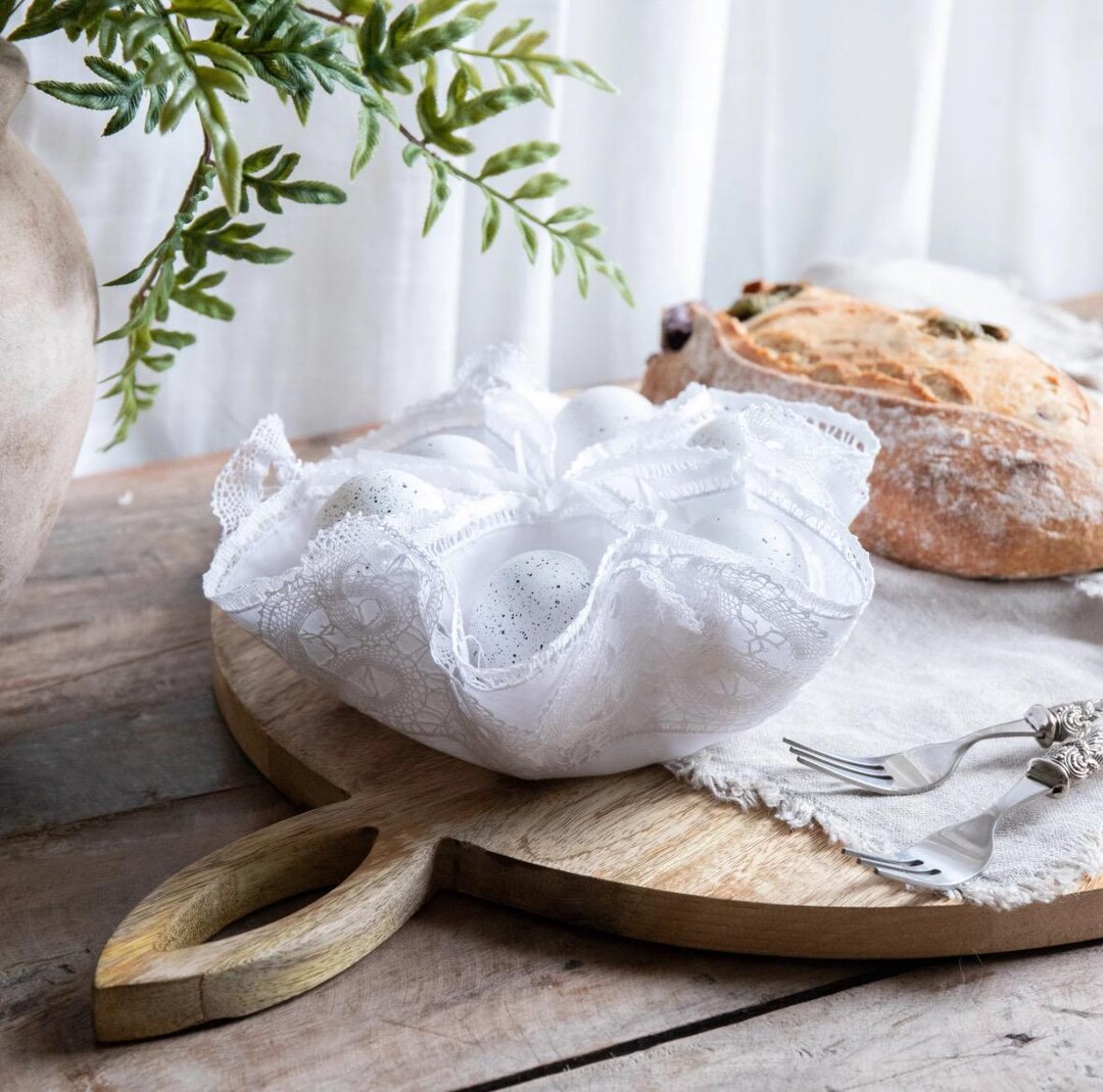 Bread Basketcover Linen Bread Napkin Bun Warmer Breadbasket Bread ...