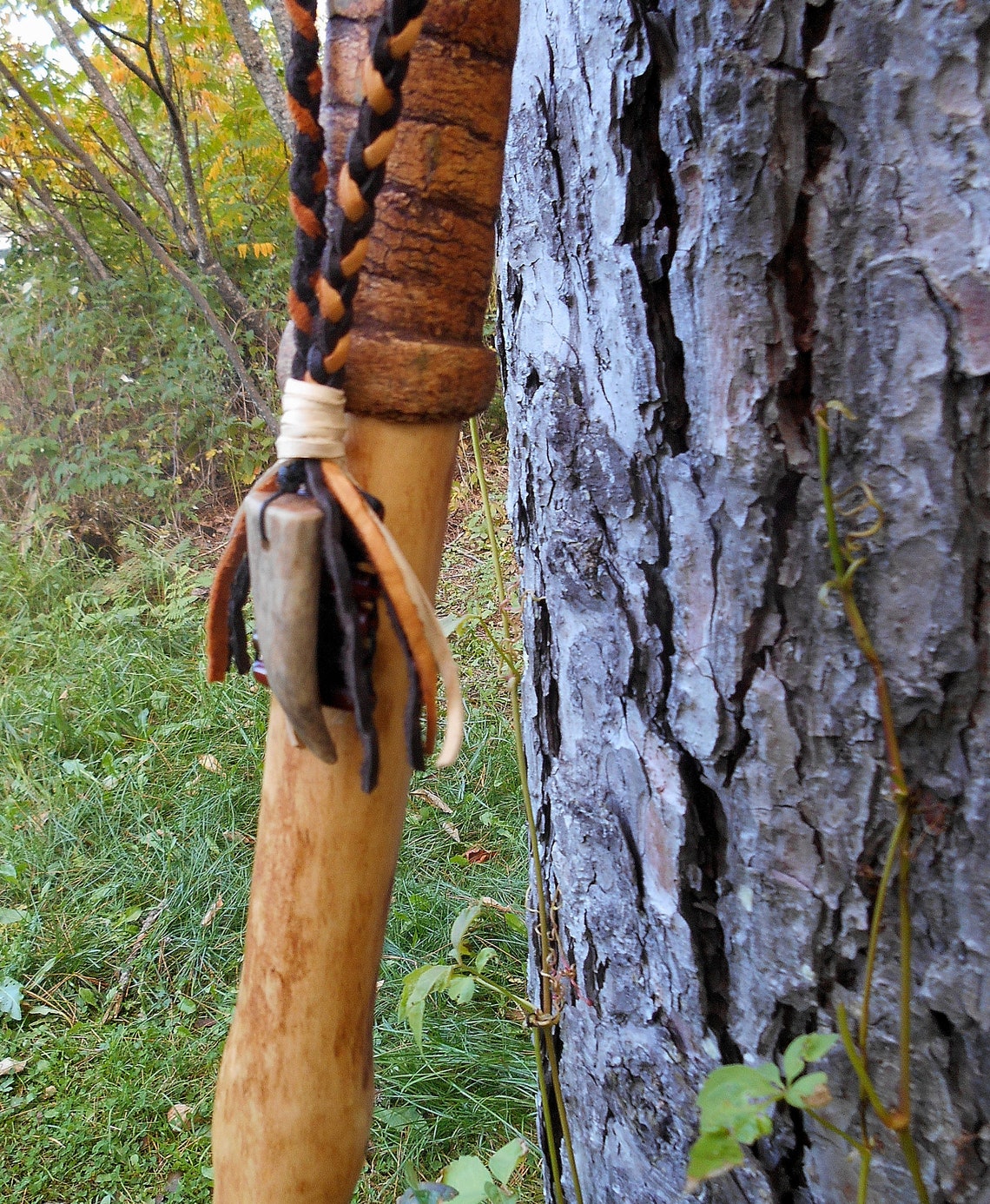 Tall Hiking Staff Maple Wood Walking Stick 61 Rugged - Etsy