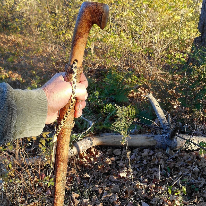 Wood Staff - Etsy