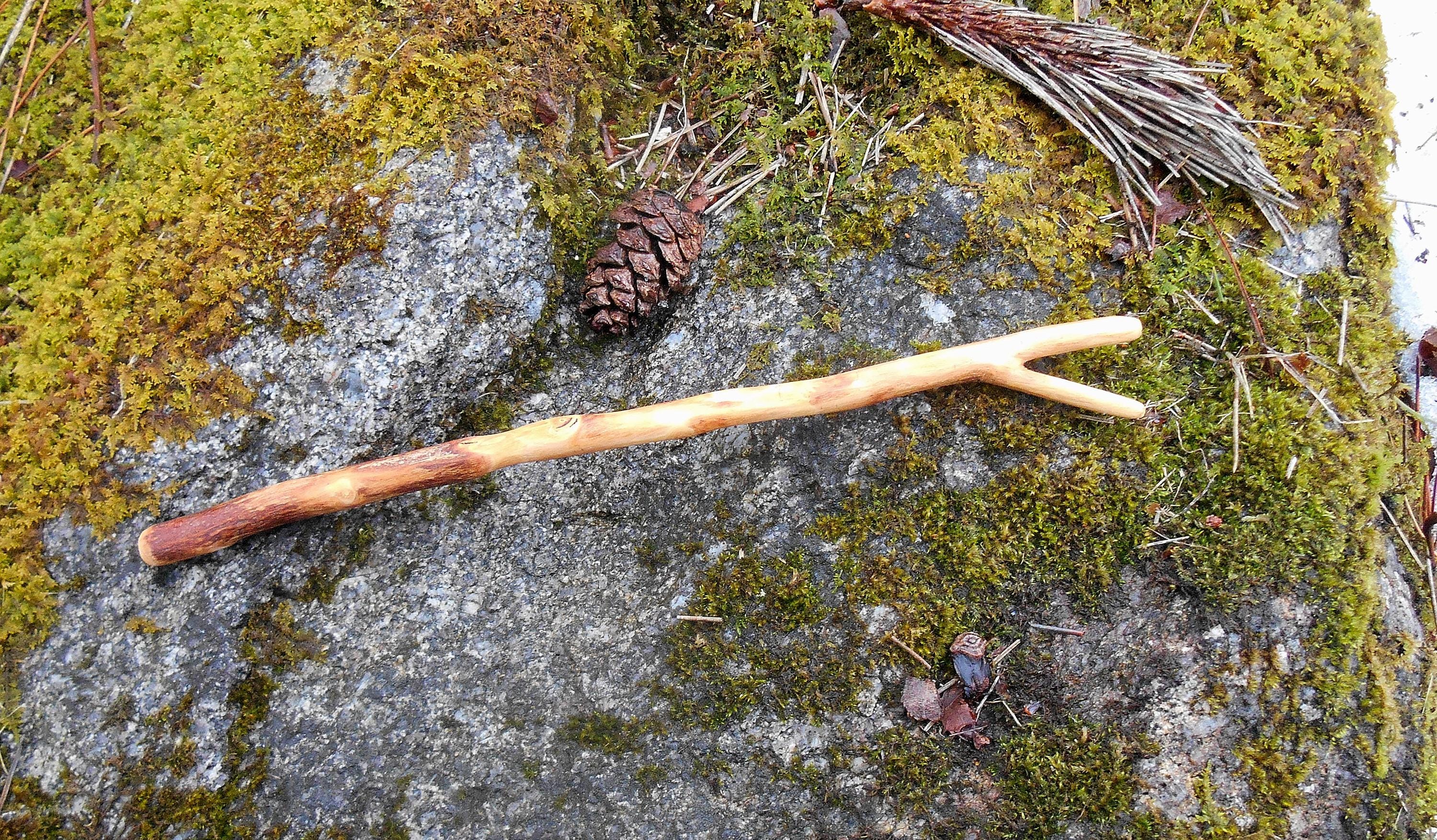 Wild Apple Wood Wand - Etsy