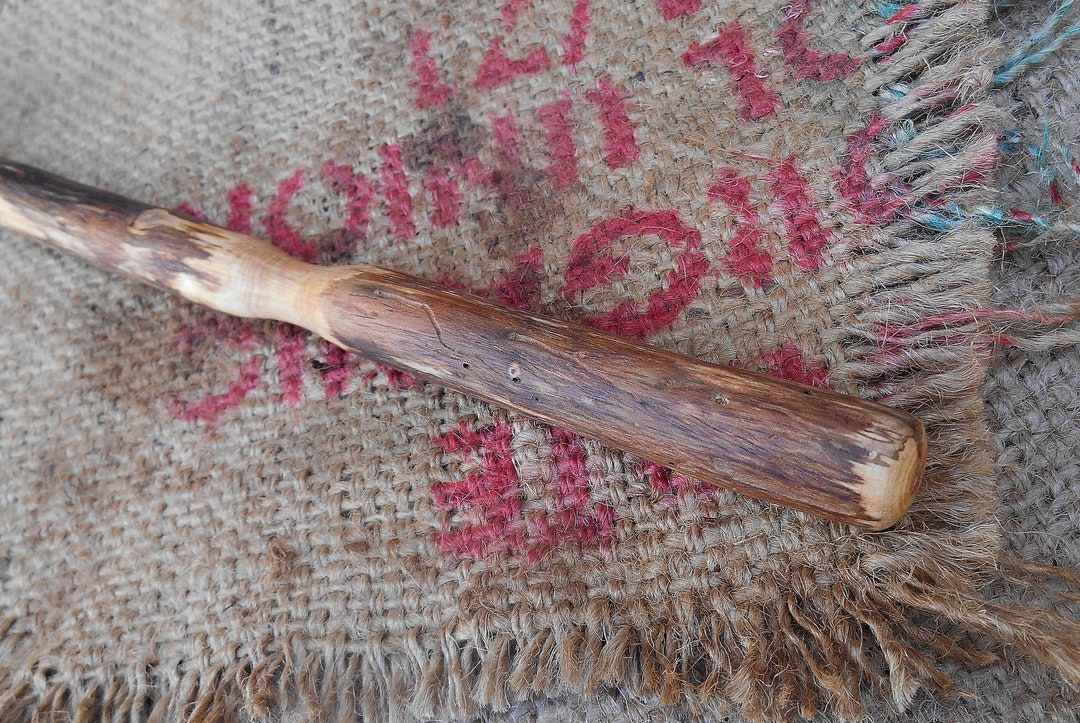 Wild Apple Wood Wand With Citrine Crystal, Made in the USA - Etsy