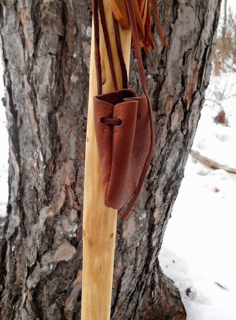 Shaman Staff walking stick Native American inspired Tall | Etsy