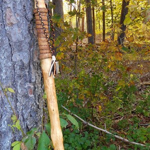 Tall Hiking Staff Maple Wood Walking Stick 61 Rugged - Etsy
