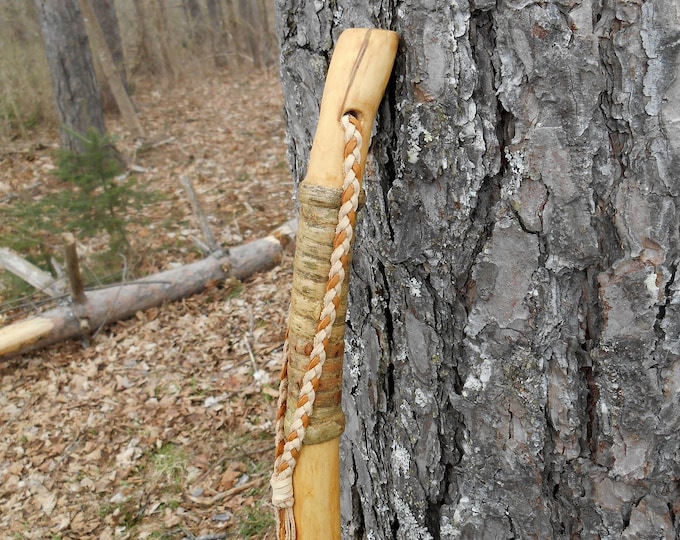 Handmade Maple Wood Walking Stick for Nature Hikes, Trail Hiking, 51 ...