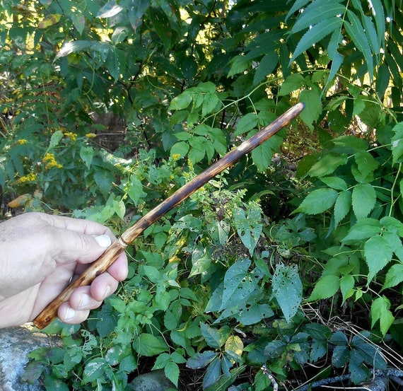 Fire Wand Burnt Ash Wood Magic Wand - Etsy