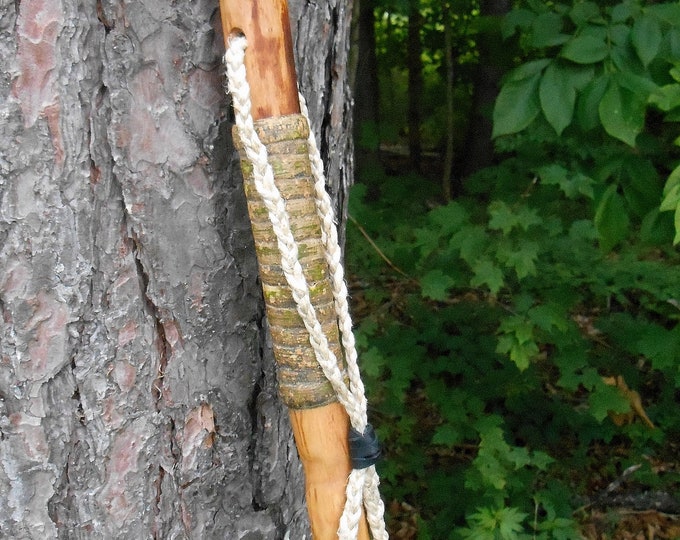 Walking Stick for Trail or Nature Hikes, 57" Alder Wood Hiking Staff - Etsy