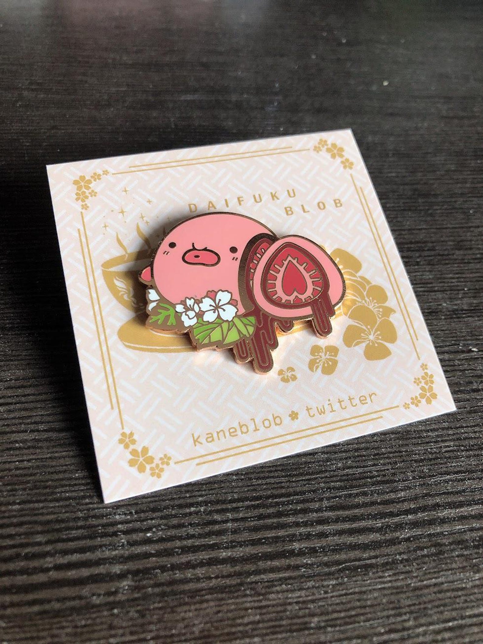Daifuku Blobfish Enamel Pin - Etsy