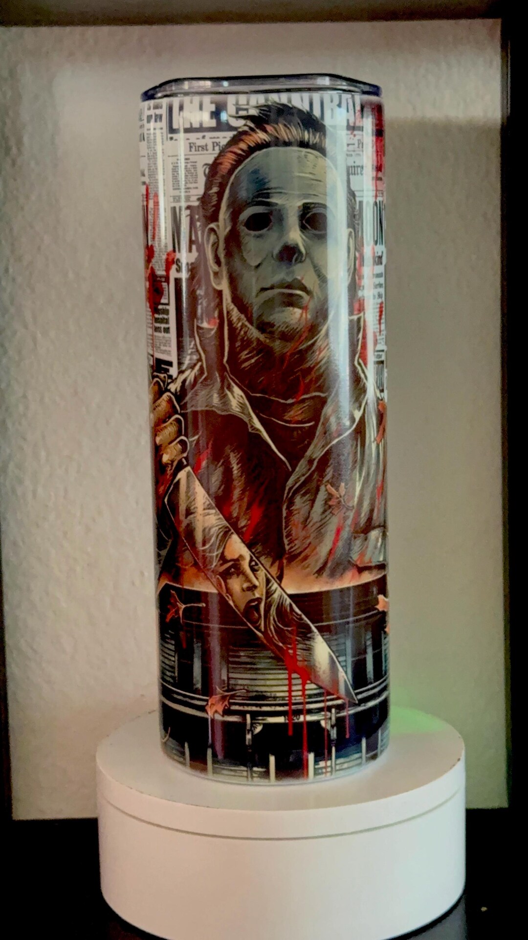 Michael Myers Horror Tumbler | 20oz Sublimated Cup | Halloween Inspired ...
