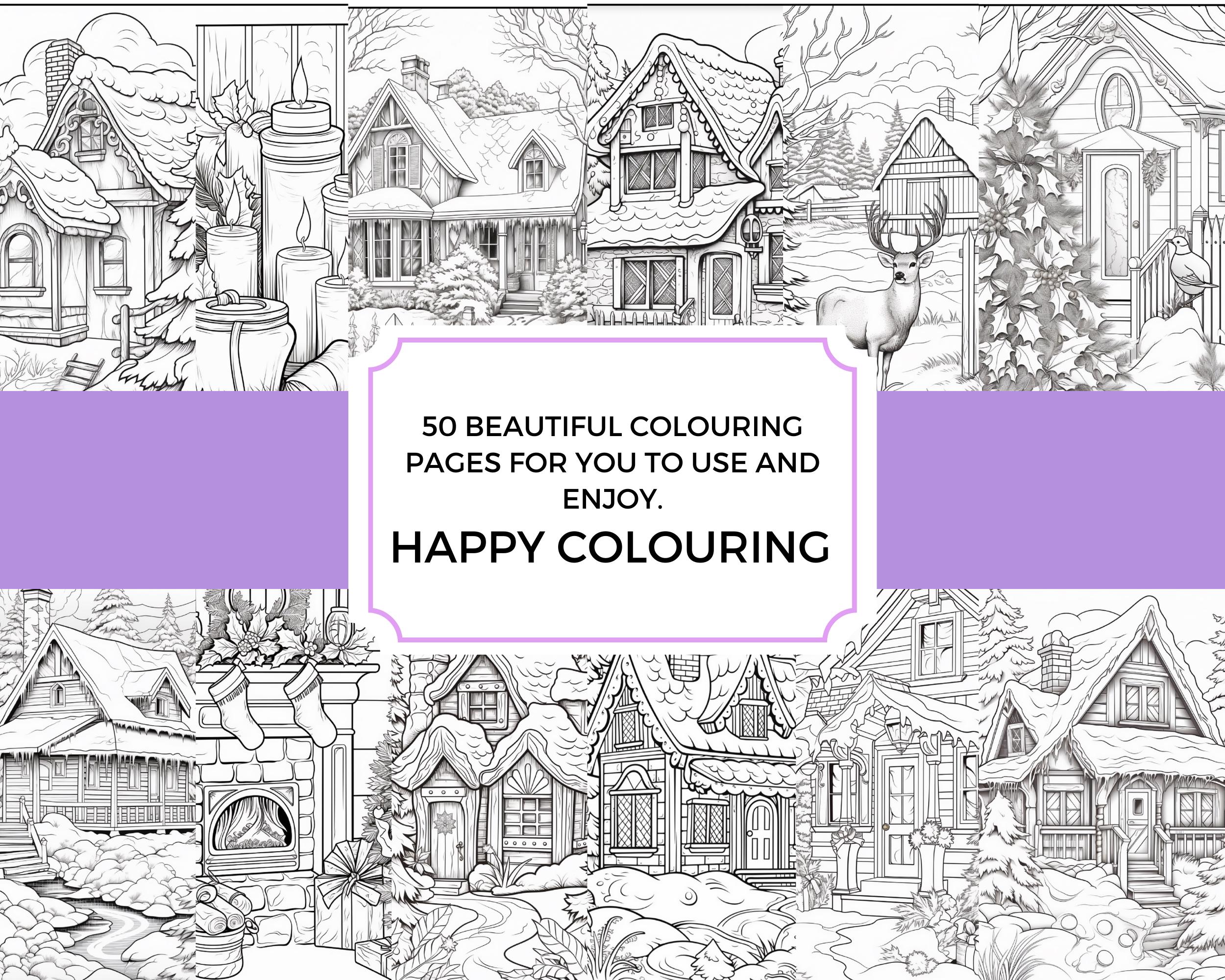 Christmas Colouring Pages | Printable Festive Designs | Holiday-themed ...
