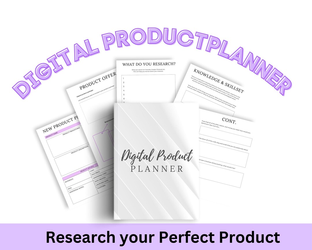 Digital Product Planner, Discover Your Niche, Target Audience ...