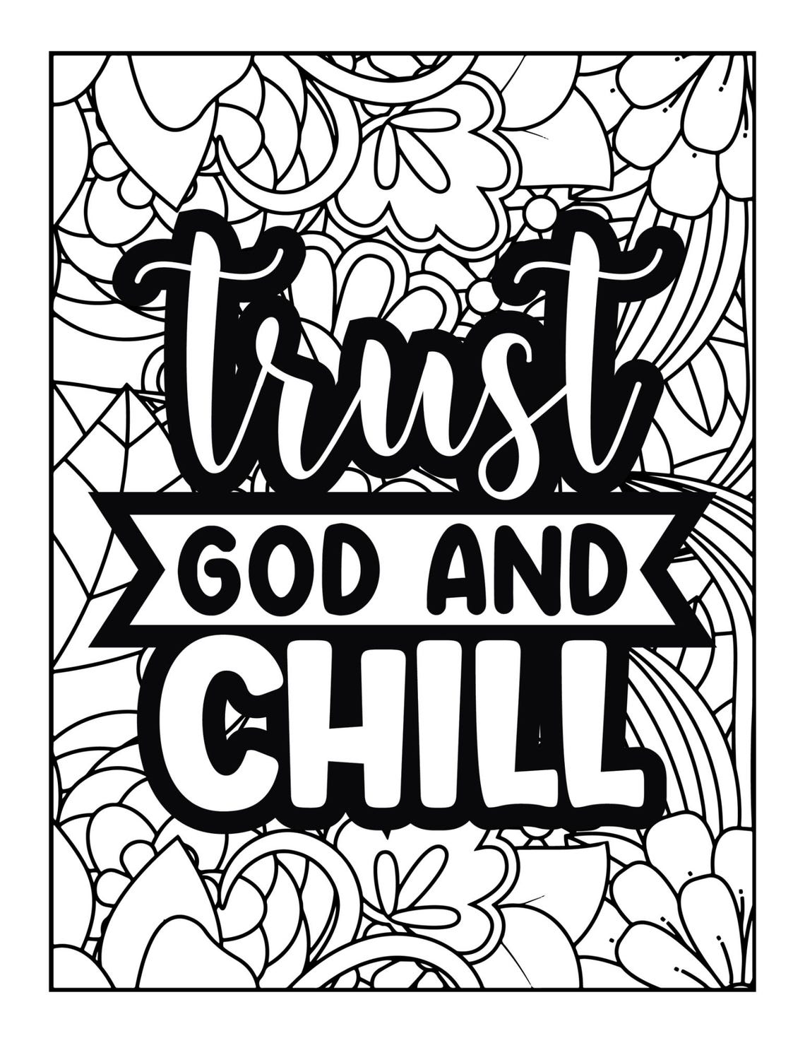 50 Inspirational Quotes Colouring Pages, Relaxing Art Therapy (PDF ...