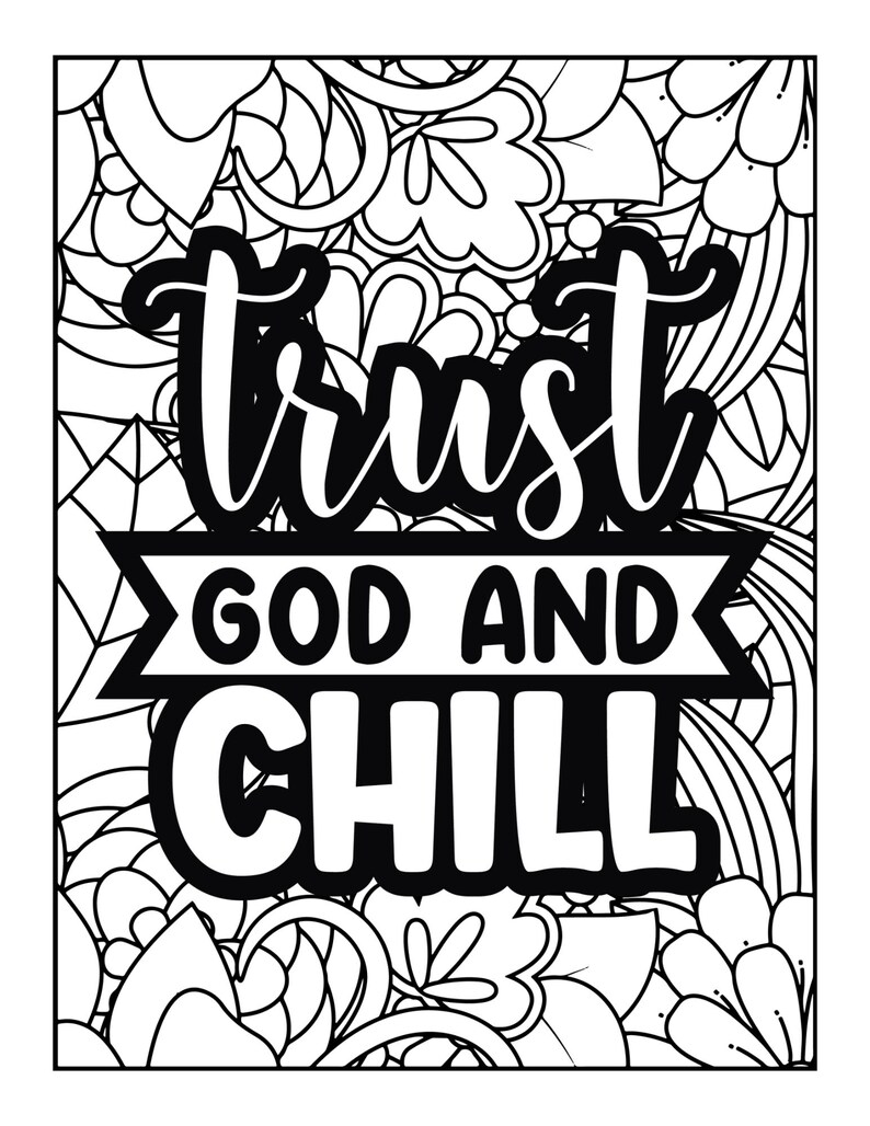 50 Inspirational Quotes Colouring Pages, Relaxing Art Therapy (PDF ...
