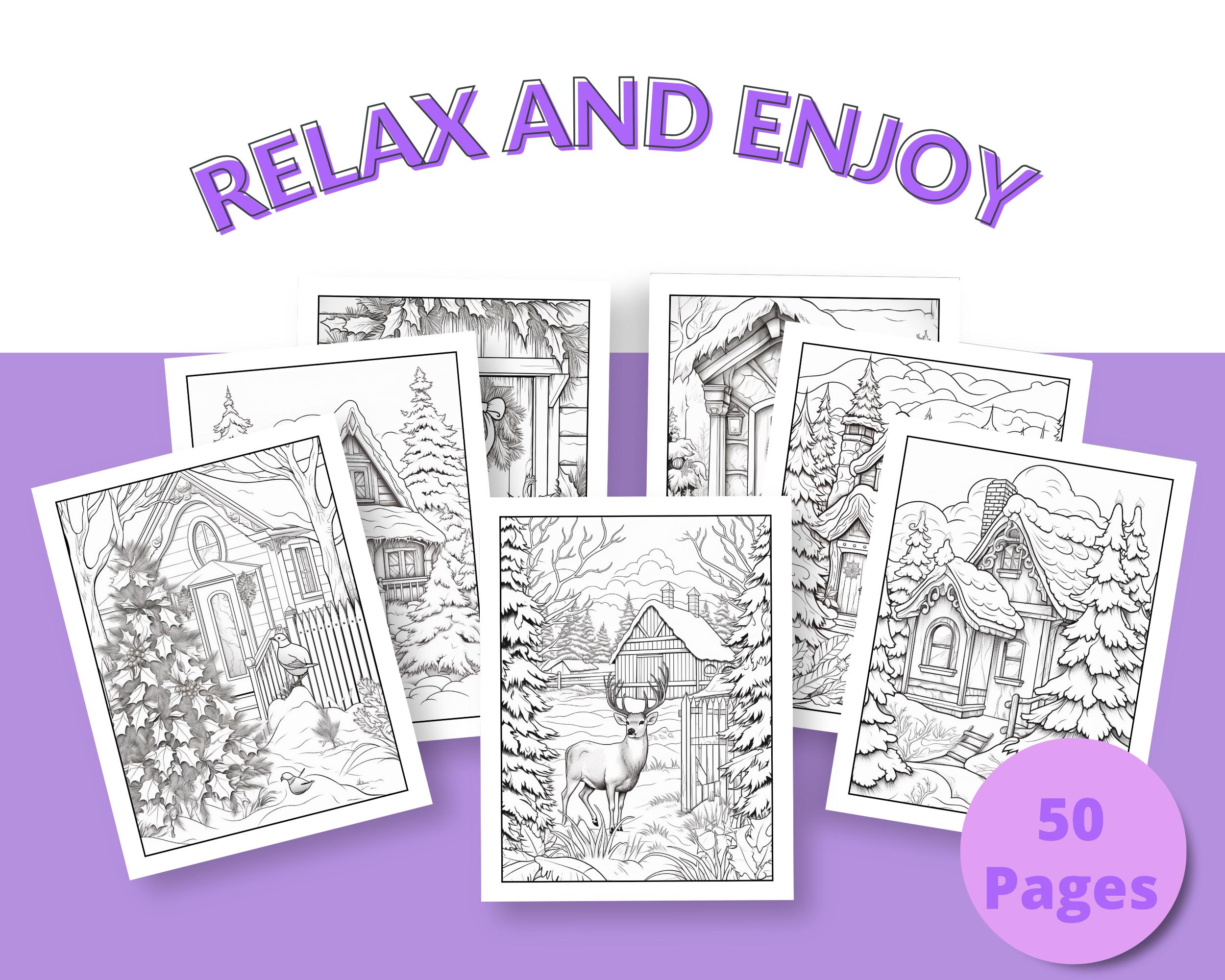 Christmas Colouring Pages | Printable Festive Designs | Holiday-themed ...