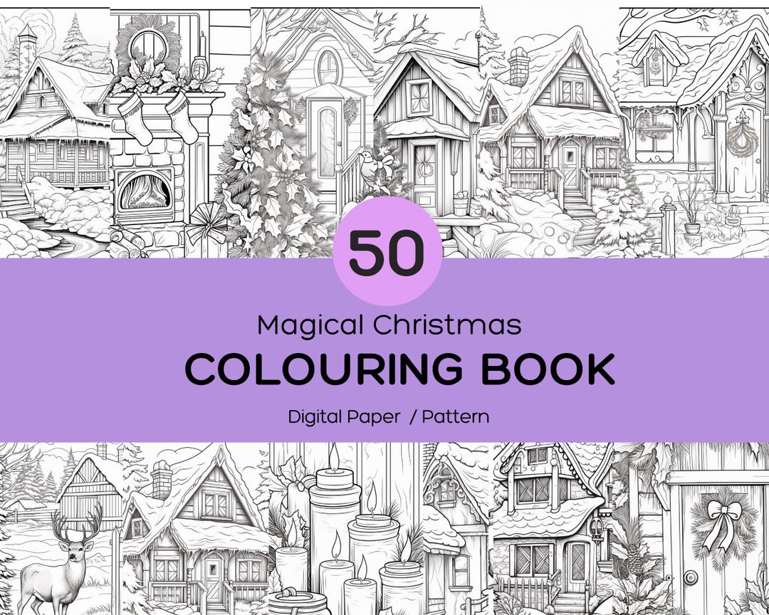 Christmas Colouring Pages | Printable Festive Designs | Holiday-themed ...