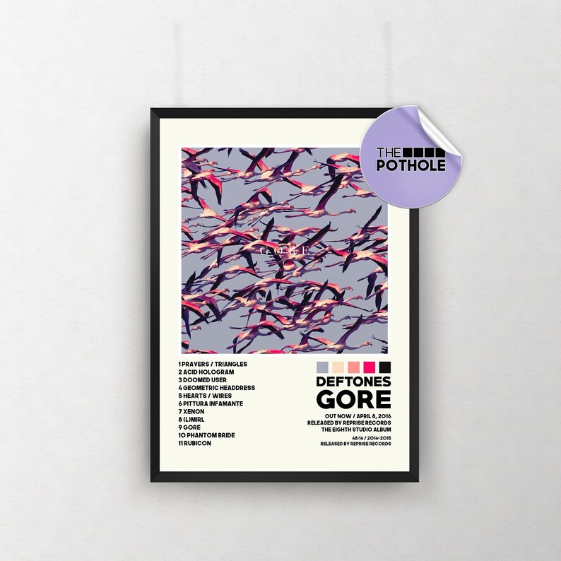 Deftones Posters / Gore Poster, Album Cover Poster, Print Wall Art ...