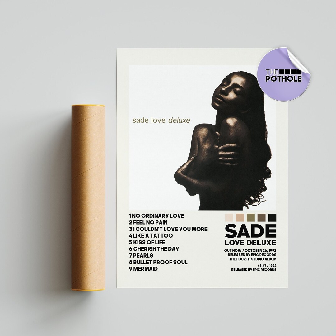 Sade Posters / Love Deluxe Poster, Sade, Love Deluxe, Album Cover Poster, Poster Print Wall Art ...