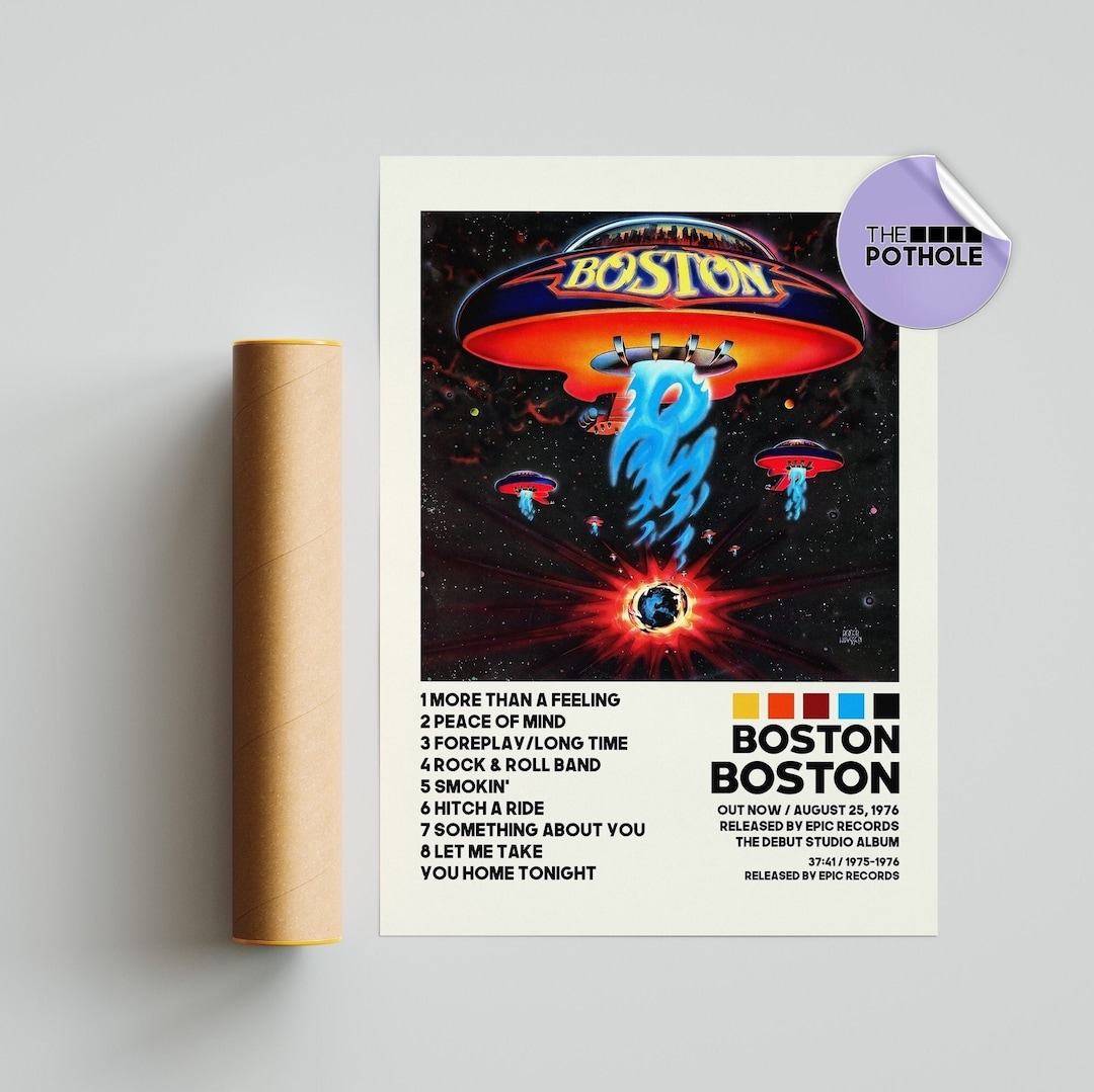 Boston Posters / Boston Poster, Album Cover Poster, Poster Print Wall ...