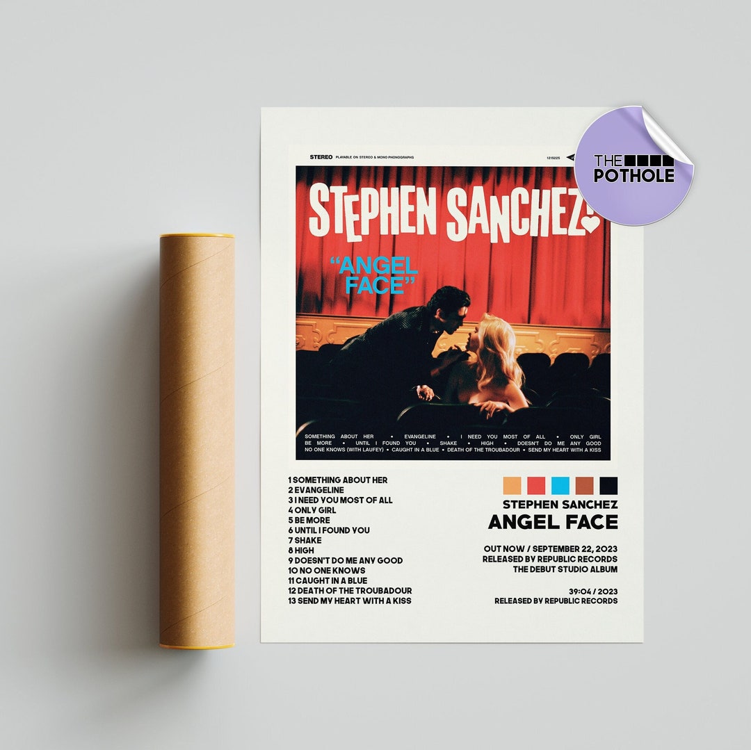 Stephen Sanchez Posters / Angel Face Poster / Album Cover Poster ...