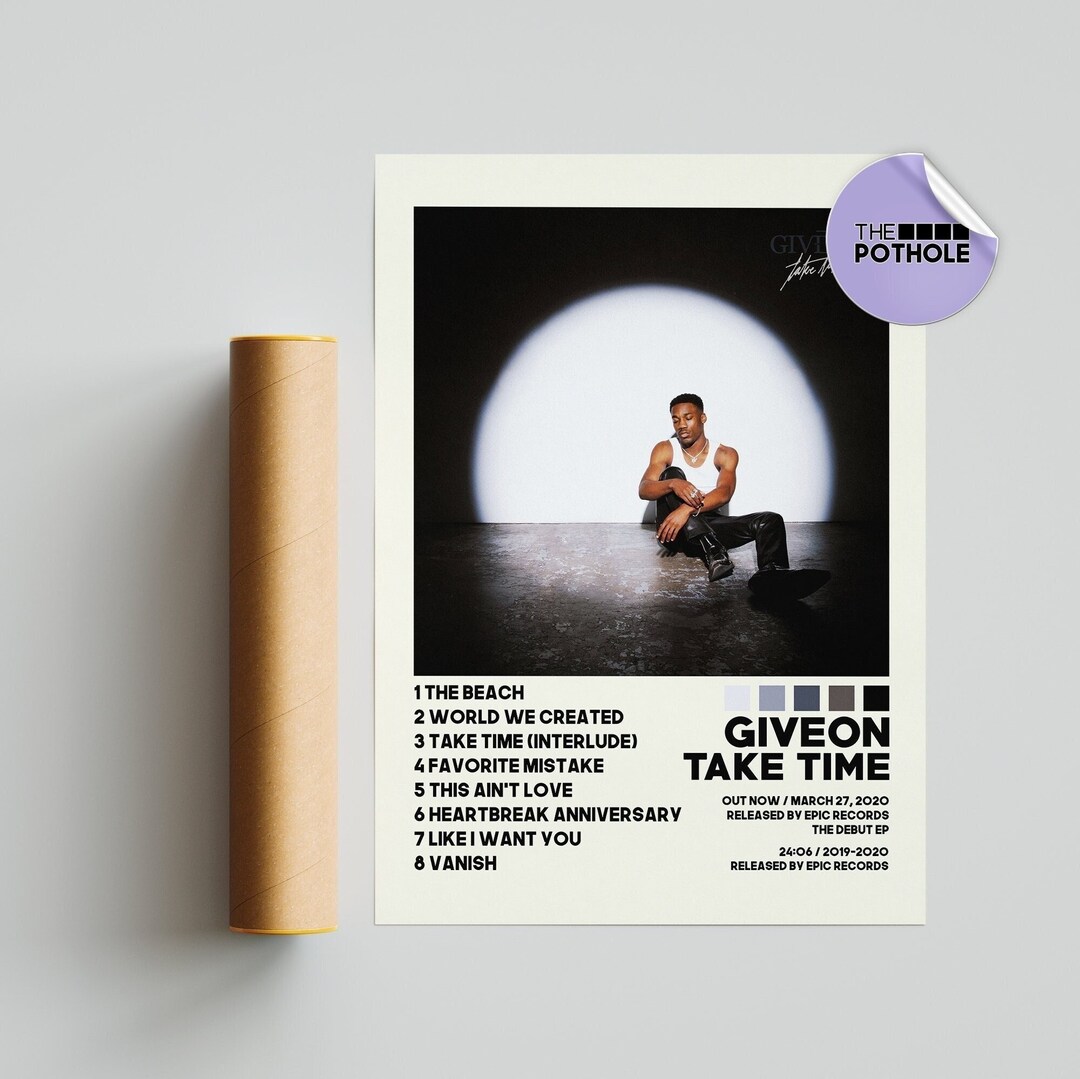 Giveon Posters / Take Time Poster / Blonde Tracklist / Album Cover ...