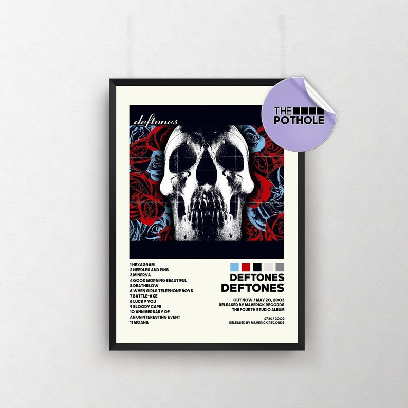 Deftones Posters / Deftones Poster, Album Cover Poster, Print Wall Art ...