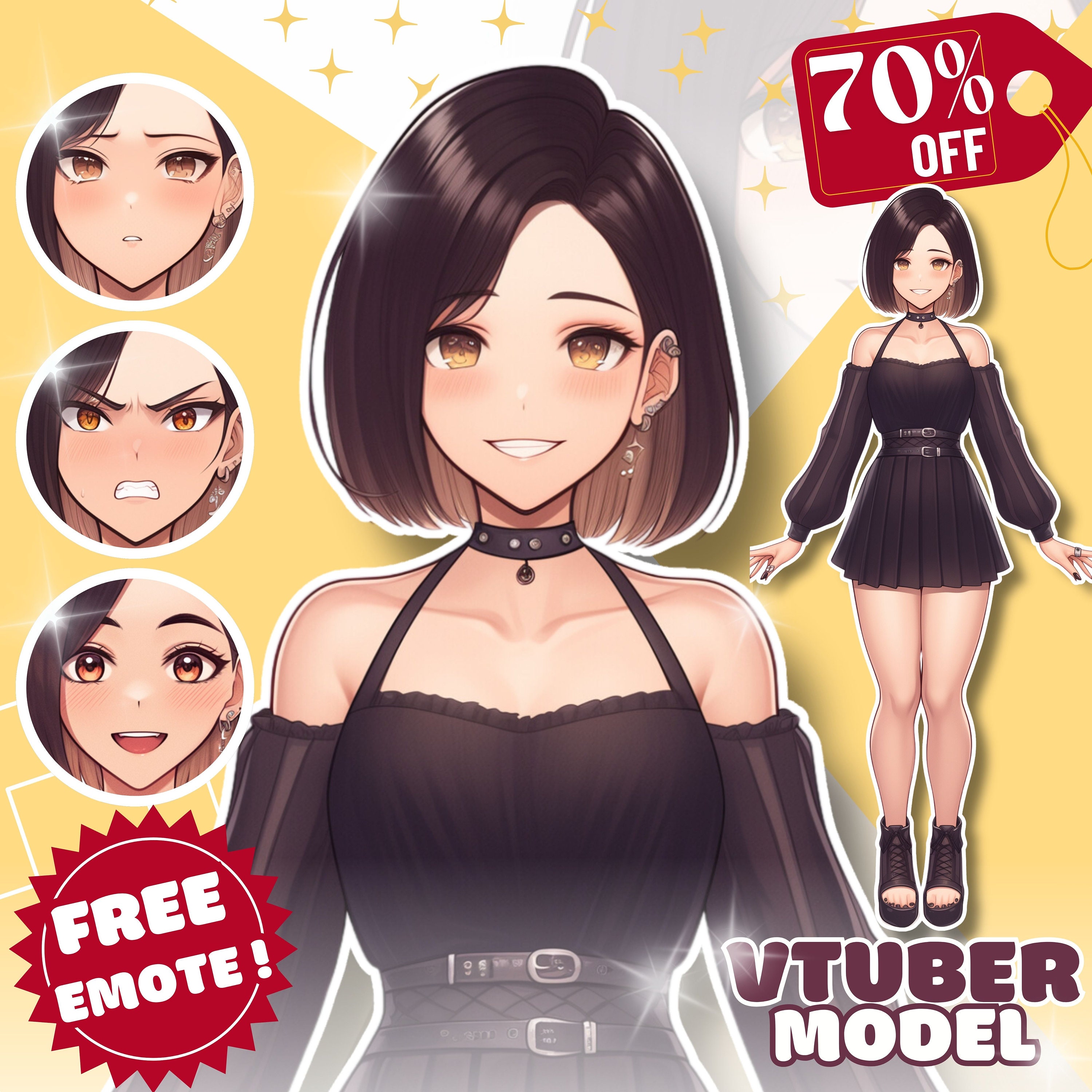 Custom Live2d Vtuber Commission, Live2d Model, Vtuber Assets, Anime ...