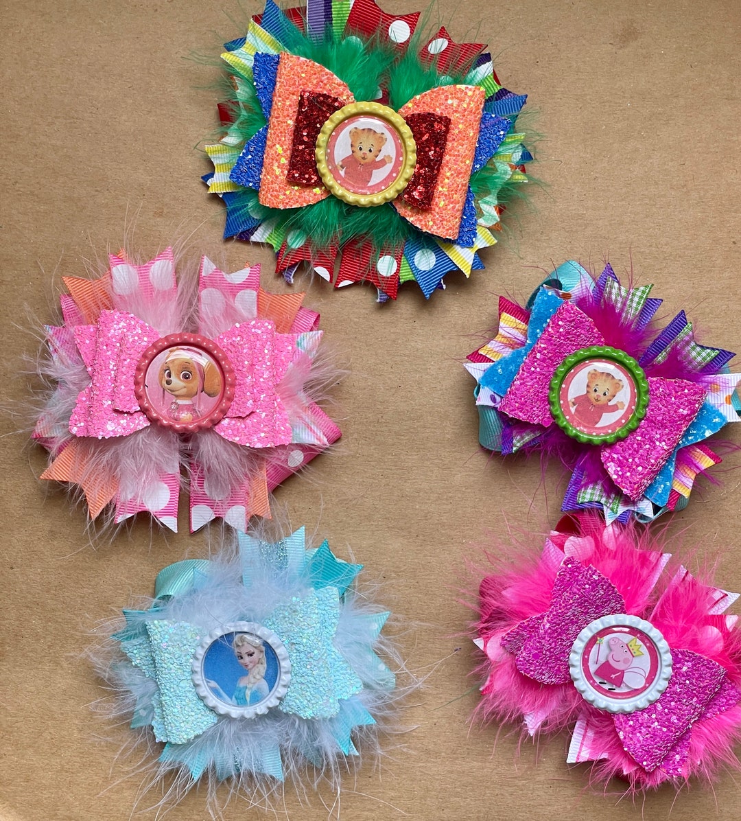 Character Bow 3.5 or 4.5 You Pick - Etsy