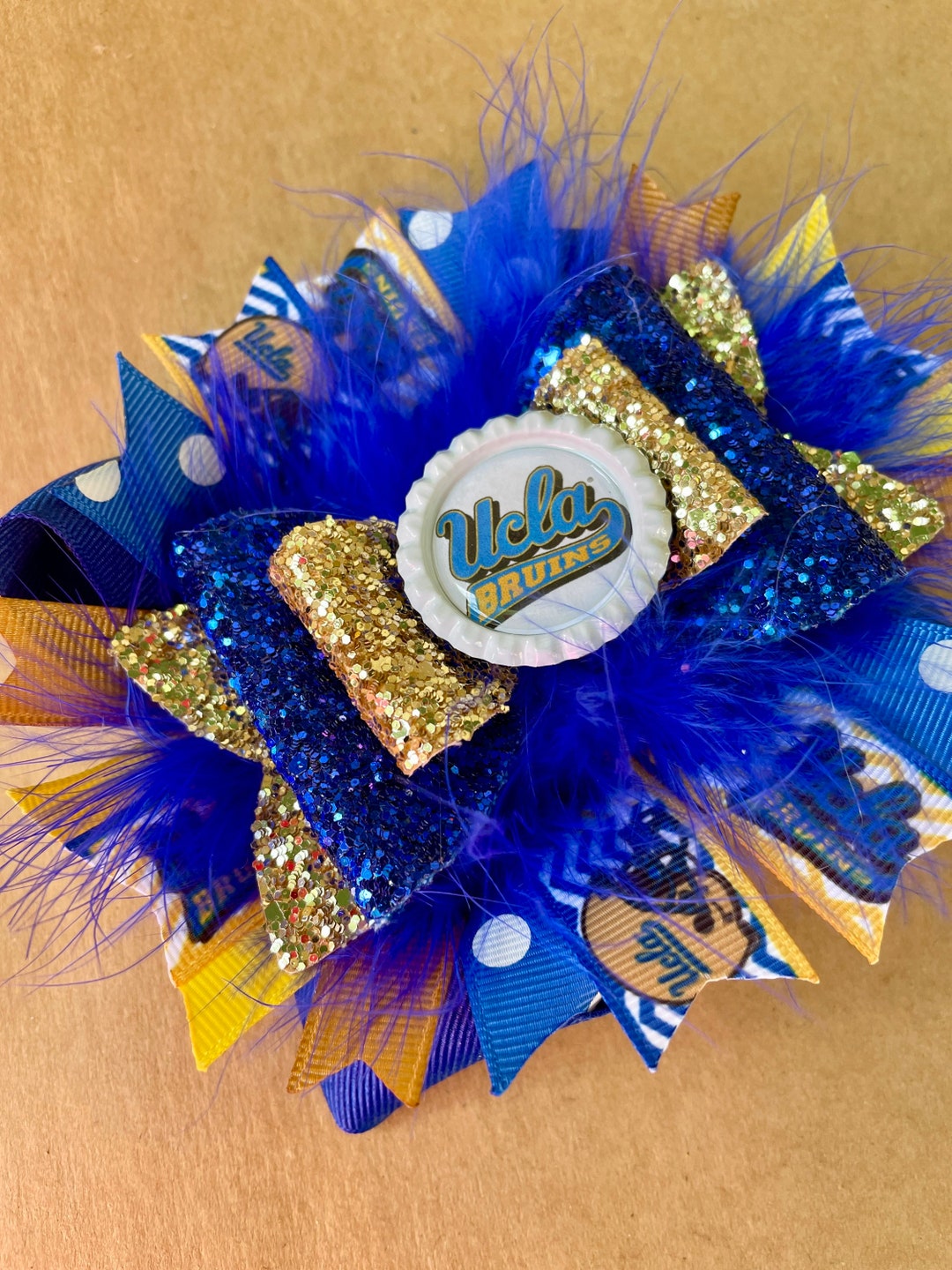 UCLA Inspired Bruins Bow - Etsy