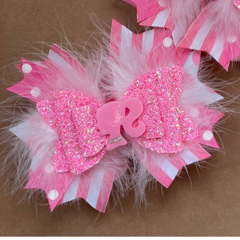 Barbie Hair Bow - Etsy