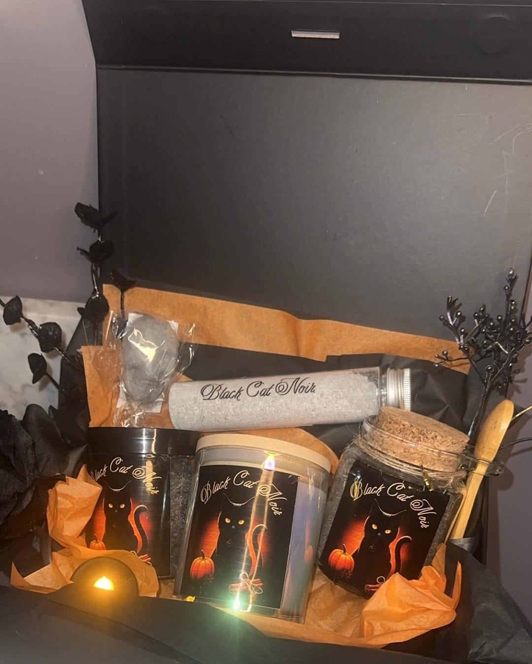 Black Cat Noir Gift Set - Etsy
