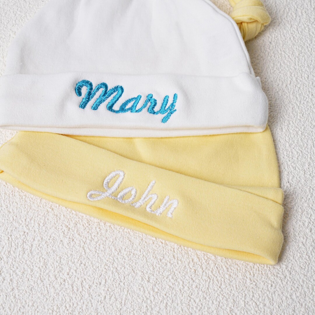 Personalized Newborn Hat, Baby Name Hat, Newborn Boy Hat, Newborn Girl ...