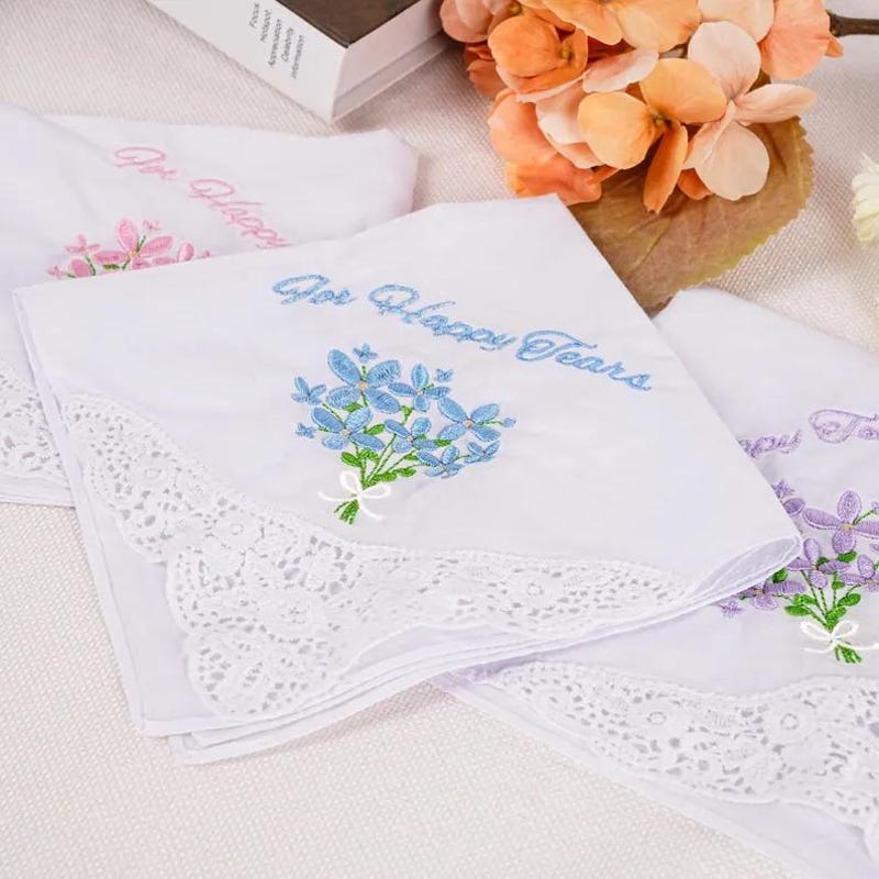 Flower Handkerchief - Etsy