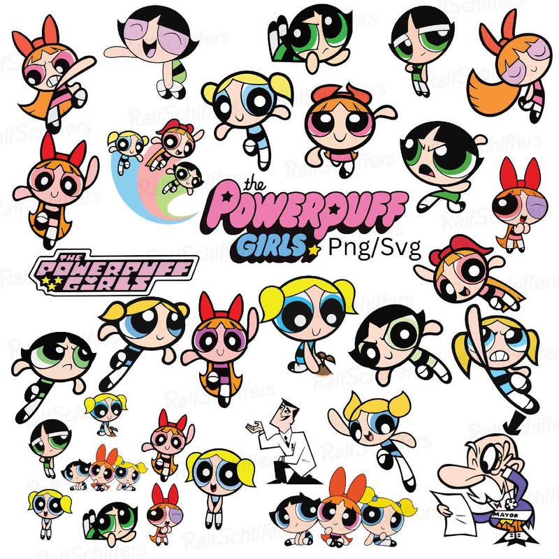 Powerpuff Girls Cake Topper - Etsy
