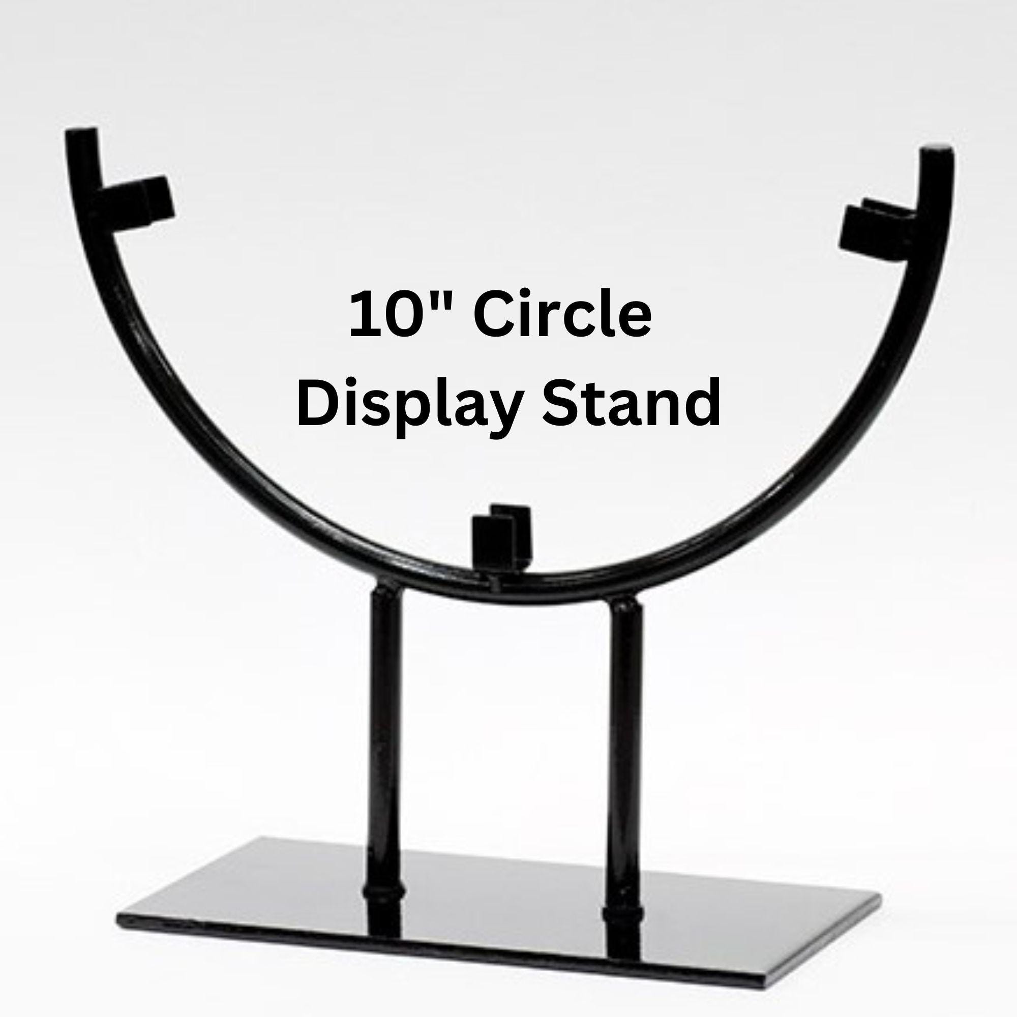 CIRCLE Table Top Display Stand for Stained Glass, 8", 10" and 12" Wide ...