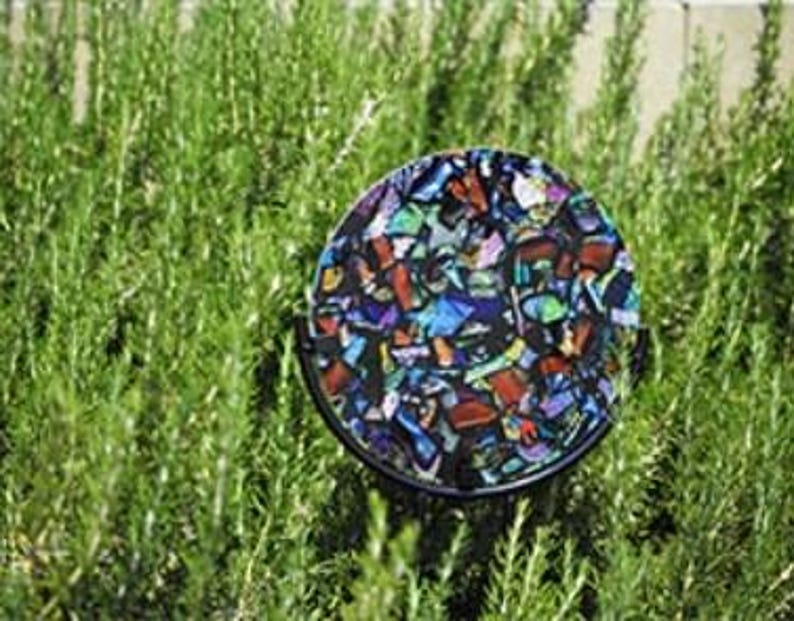 12 CIRCLE Garden Stake Display Stand for Stained Glass, 12 Inch Wide ...