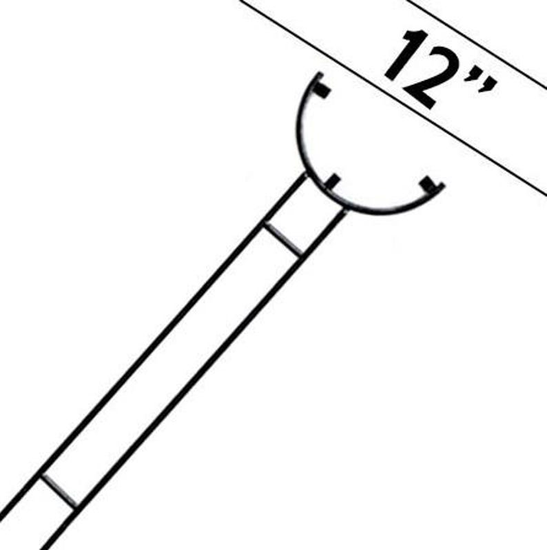 12" CIRCLE Garden Stake Display Stand for Stained Glass, 12 Inch Wide ...