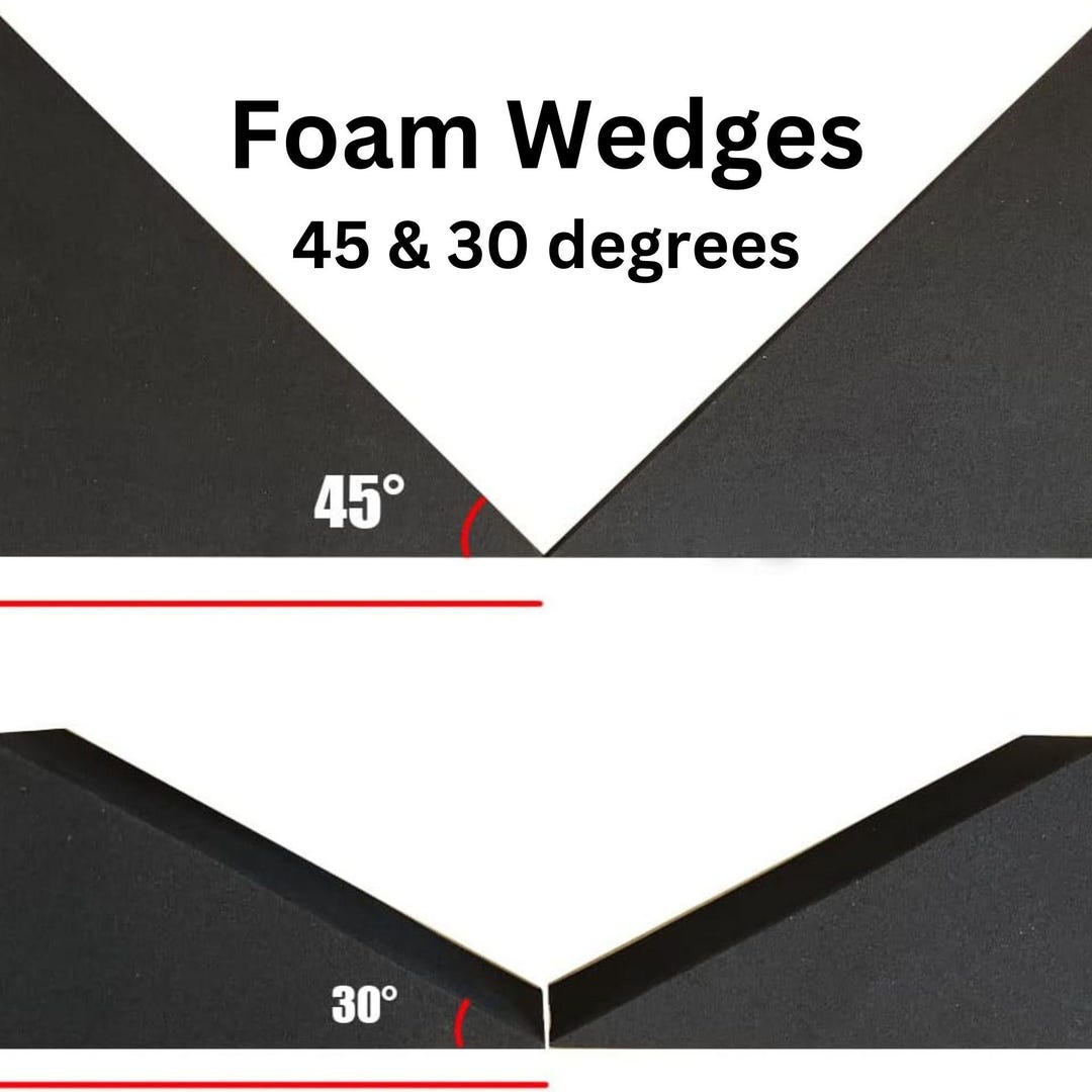 Stained Glass Foam Wedge Supports in 30 Degree AND 45 Degree Angles ...