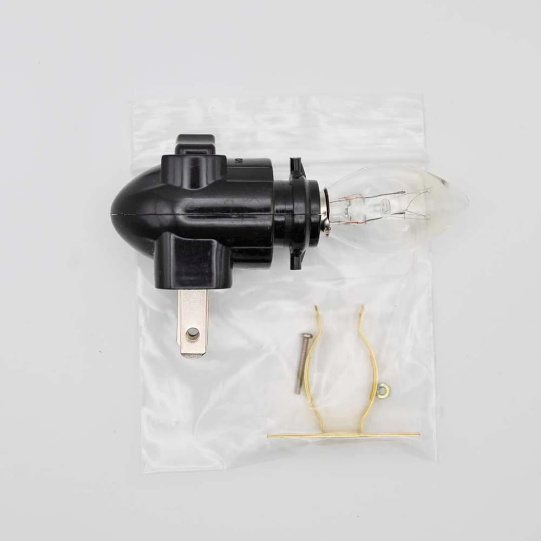 Black Night Light Kit for Stained Glass Makers. Manual Nightlight Plug ...