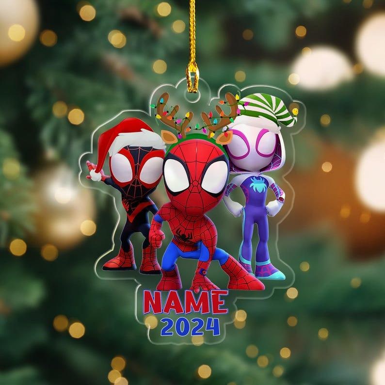 Custom Spidey and His Amazing Friends Christmas Ornament, Ghost Spider ...